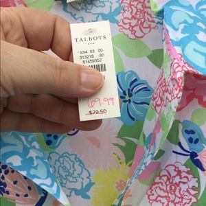 Talbots | Swim | Nwt Talbots Floral Pattern Bathing Suit Cover Up ...
